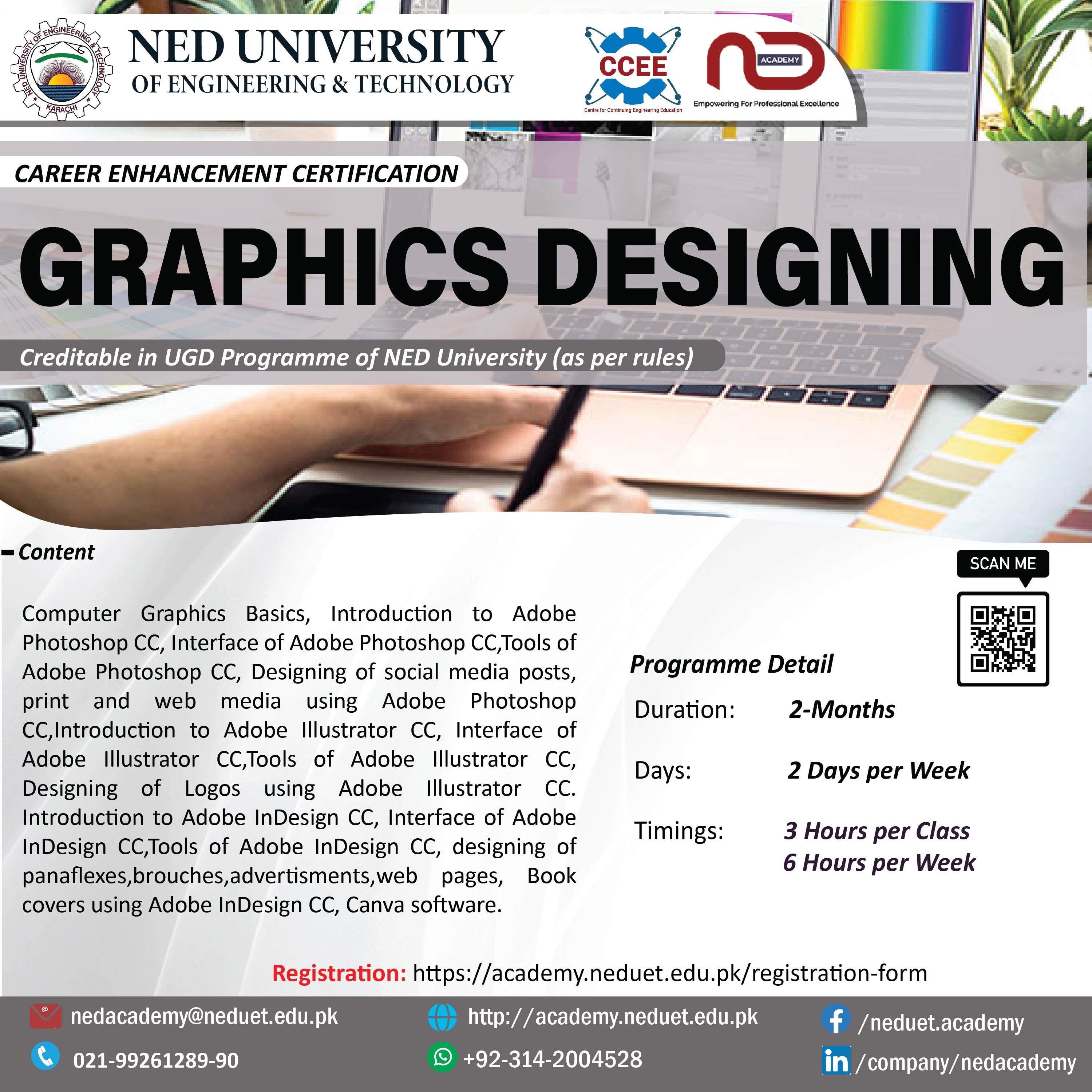 Graphics Designing | NED Academy - CCEE | CMPP | PTMC Graphics Designing | NED Academy - CCEE | CMPP | PTMC